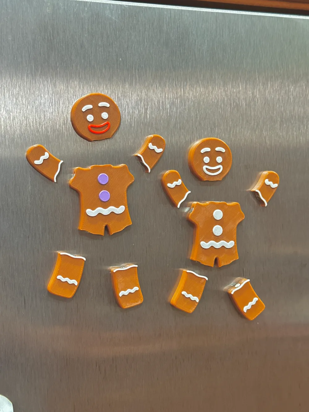 Gingerbread Man Fridge Magnet by create3d.co - MakerWorld