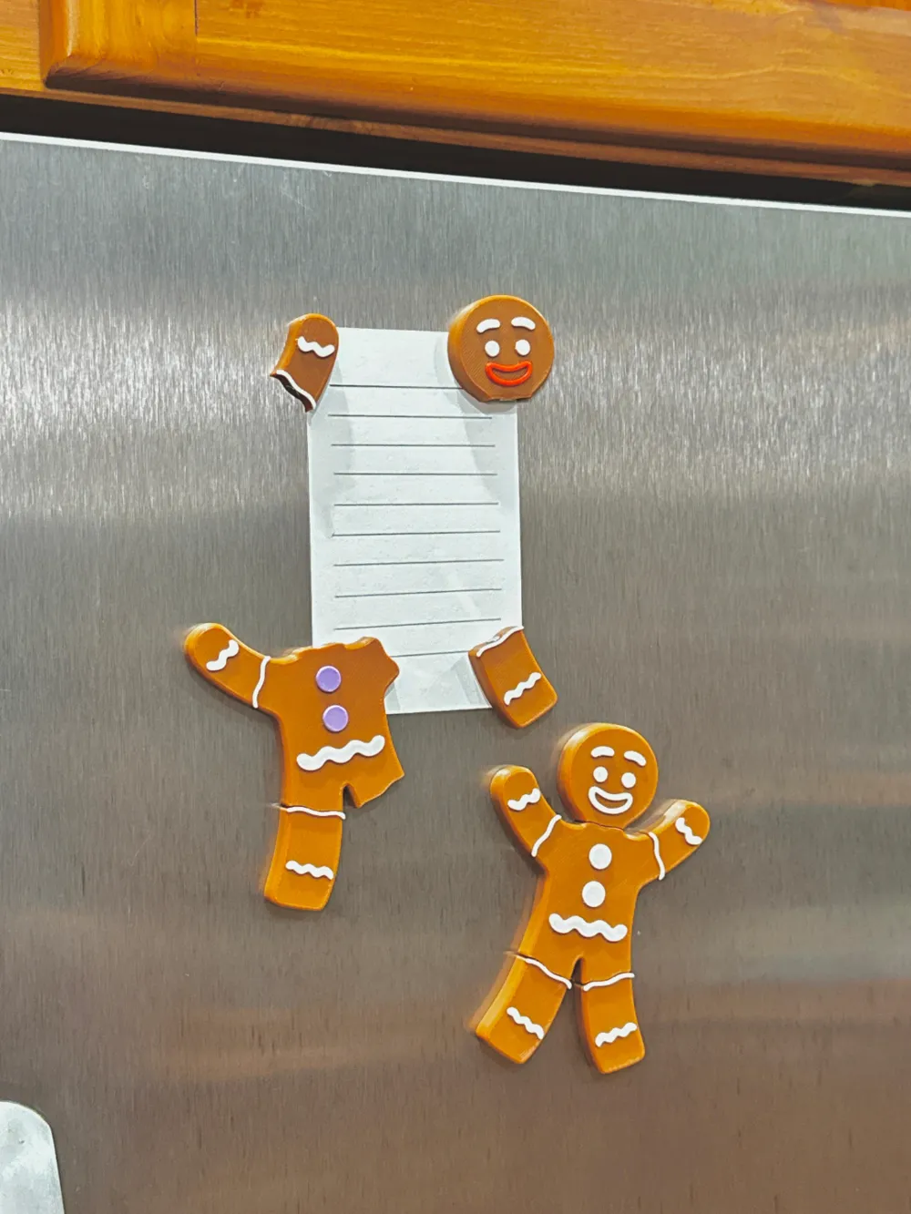Gingerbread Man Fridge Magnet by create3d.co - MakerWorld
