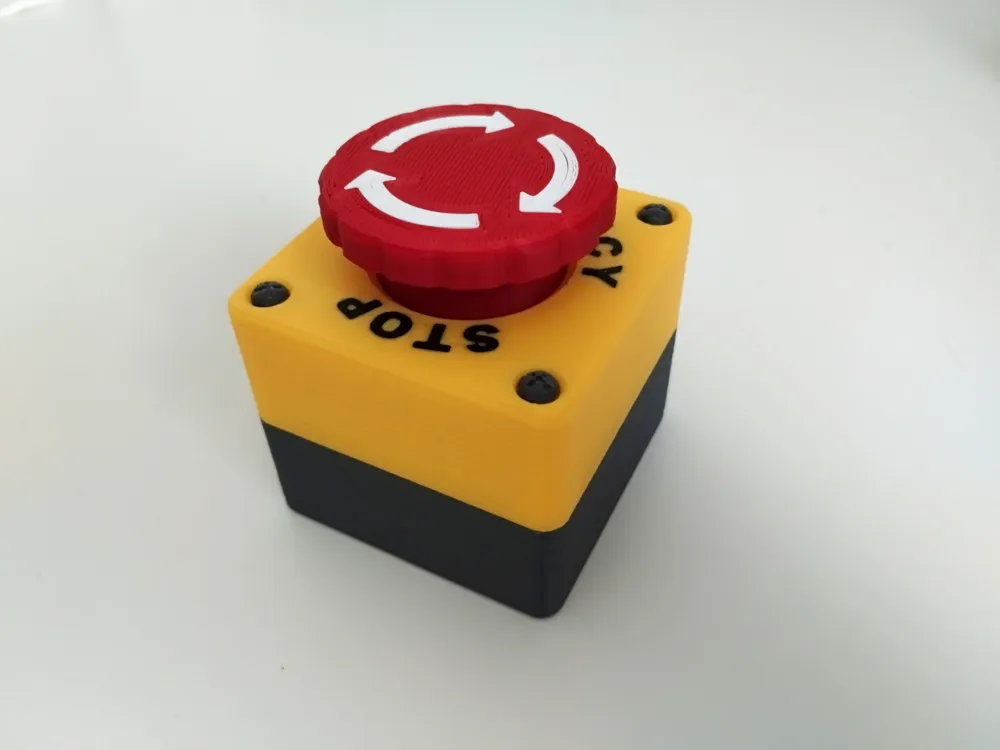 Emergency Stop Button by 3D Maker GarageMakerWorld: Download Free 3D Models