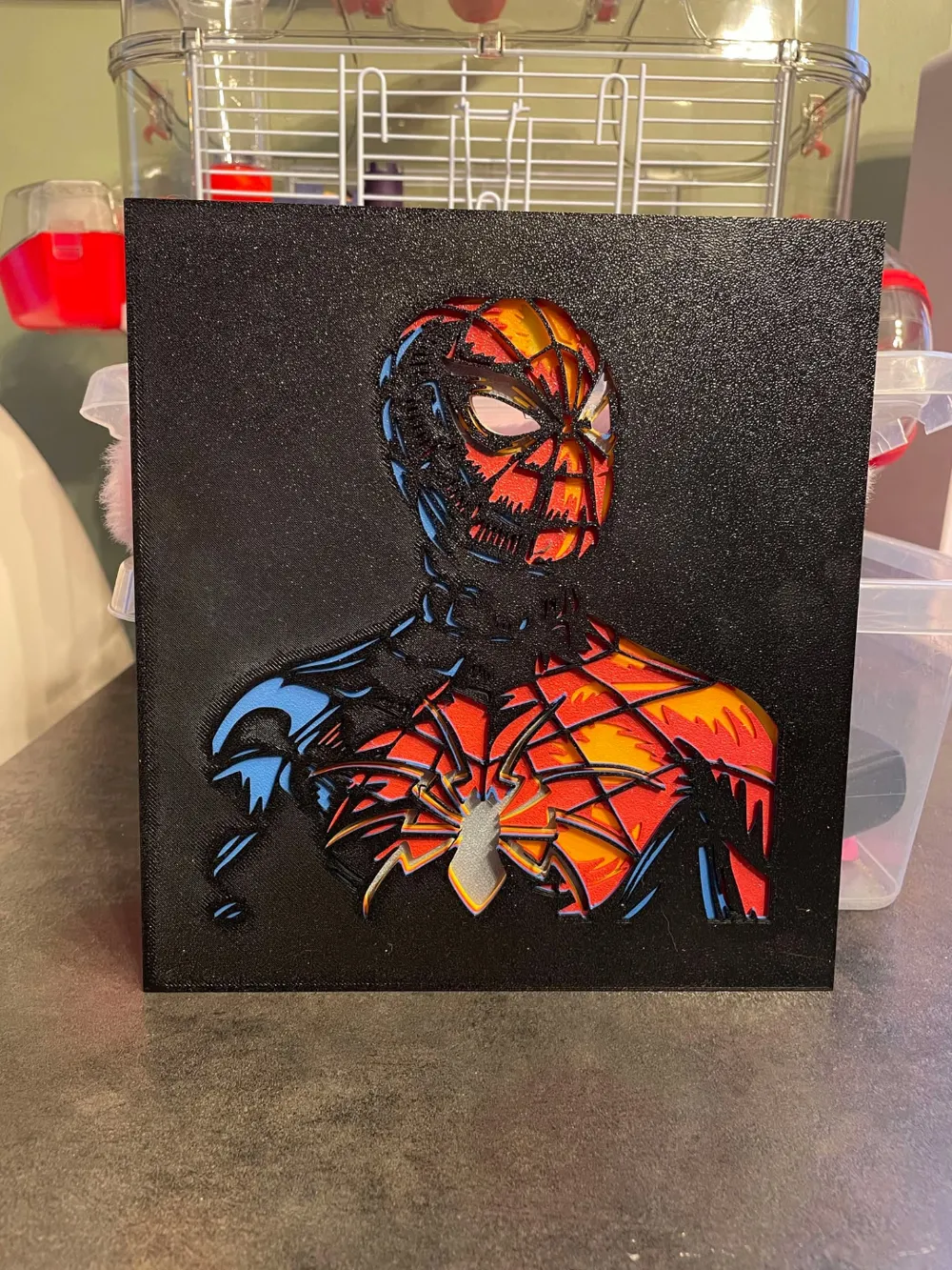 Customizable Layered Spiderman NO AMS by Remy DiT - MakerWorld
