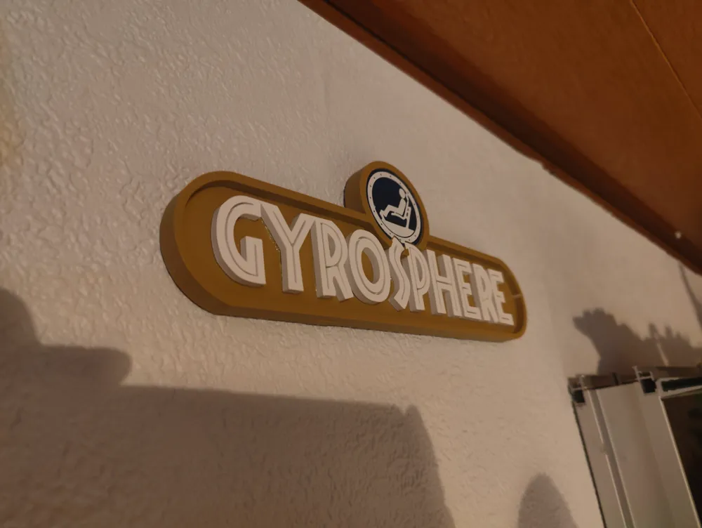 Jurassic world Gyrosphere sign by Darth Nihilus MakerWorld: Download ...