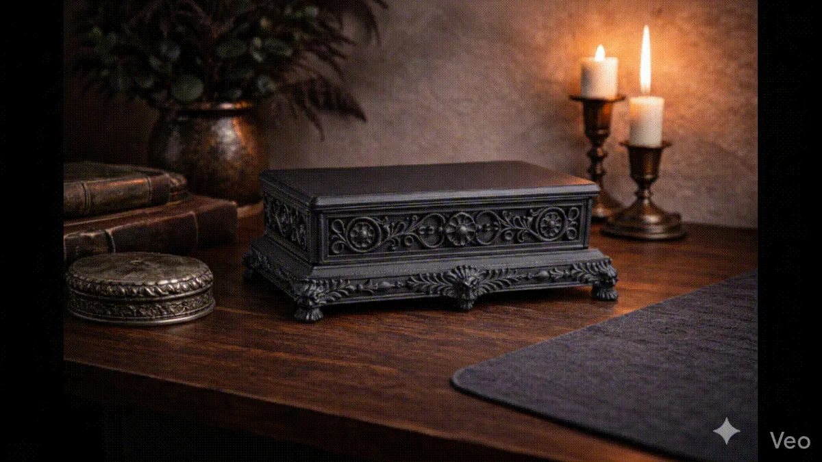 Gothic Baroque Jewelry & Storage Box - Free 3D Print Model - MakerWorld