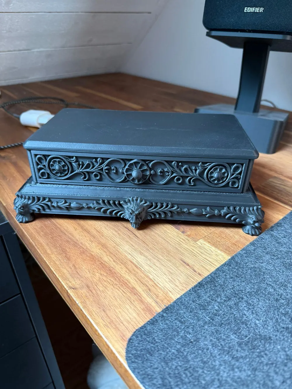 Gothic Baroque Jewelry & Storage Box - Free 3D Print Model - MakerWorld