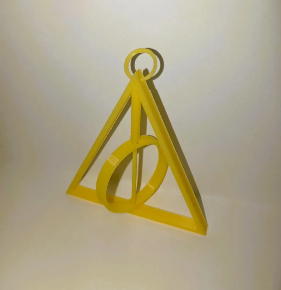 Deathly Hallows Rotating Pendant by Mentalist_3D - MakerWorld