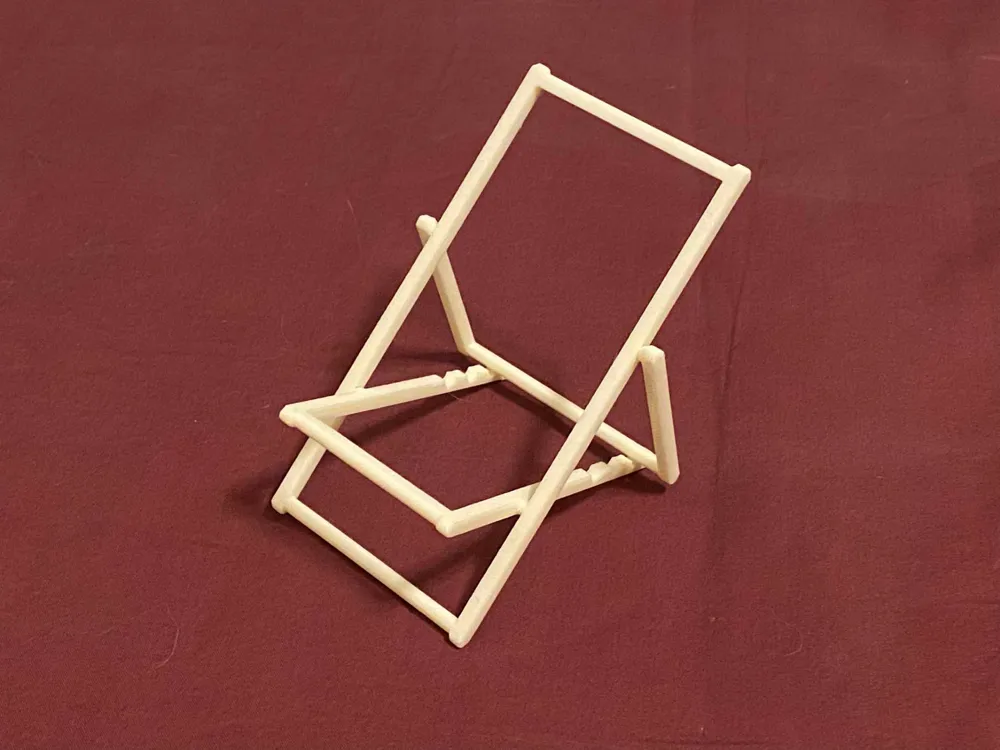 Strandstuhl (Print In Place) – Kostenloses 3D-Druckmodell – MakerWorld