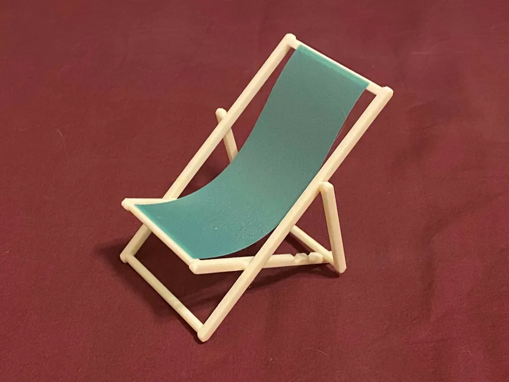 Strandstuhl (Print In Place) – Kostenloses 3D-Druckmodell – MakerWorld