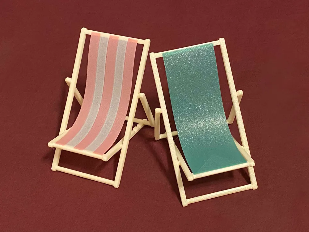 Strandstuhl (Print In Place) – Kostenloses 3D-Druckmodell – MakerWorld