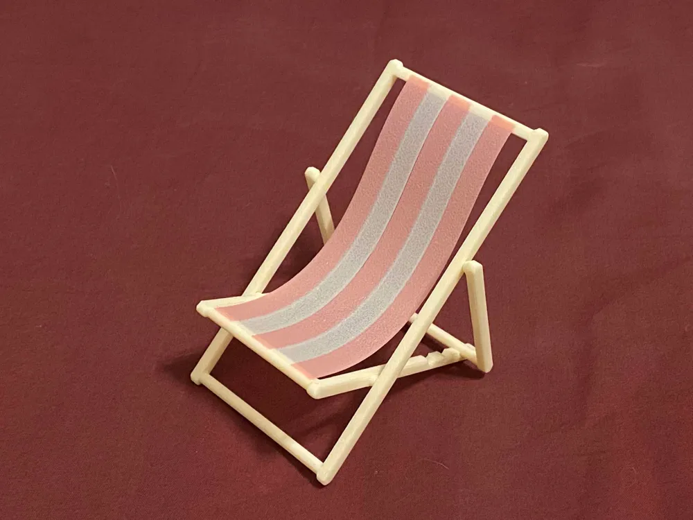 Strandstuhl (Print In Place) – Kostenloses 3D-Druckmodell – MakerWorld