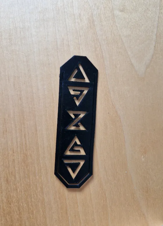 Bookmark with The Witcher signs - Free 3D Print Model - MakerWorld