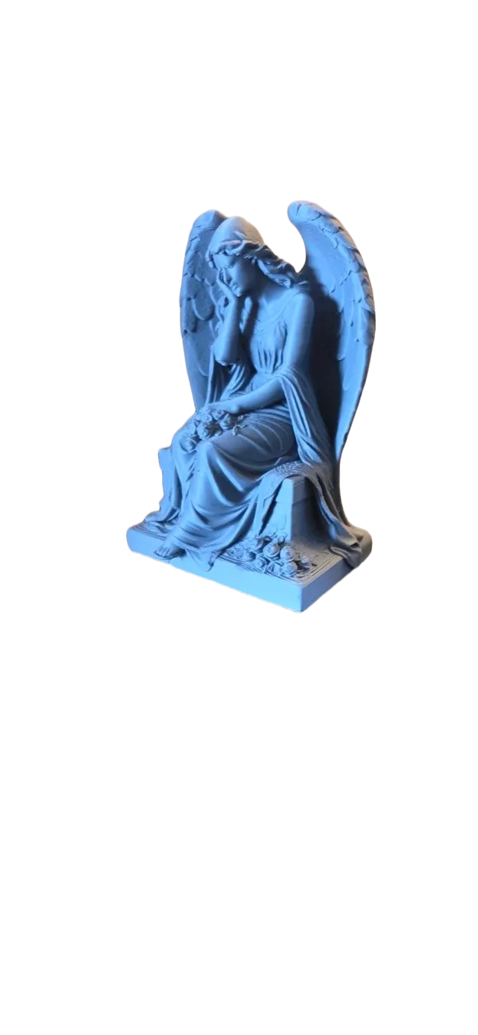 Heavenly Angel Weeping Sorrow God Our Savior - Free 3D Print Model ...