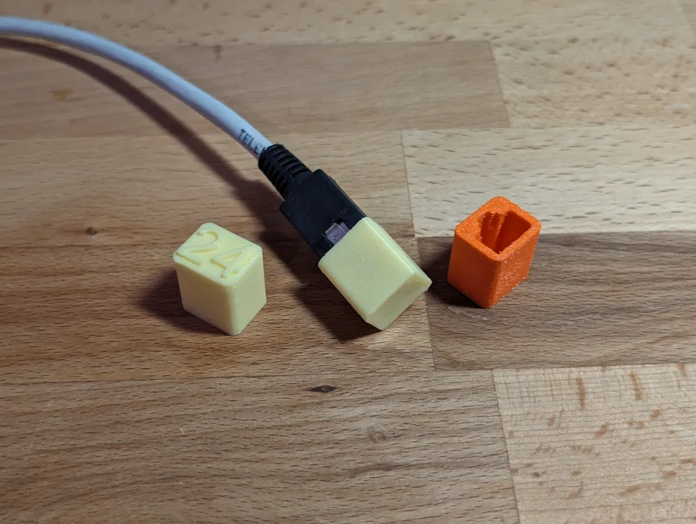 RJ45 Cap and coupler Protection Cover for Ethernet LAN cables by ...