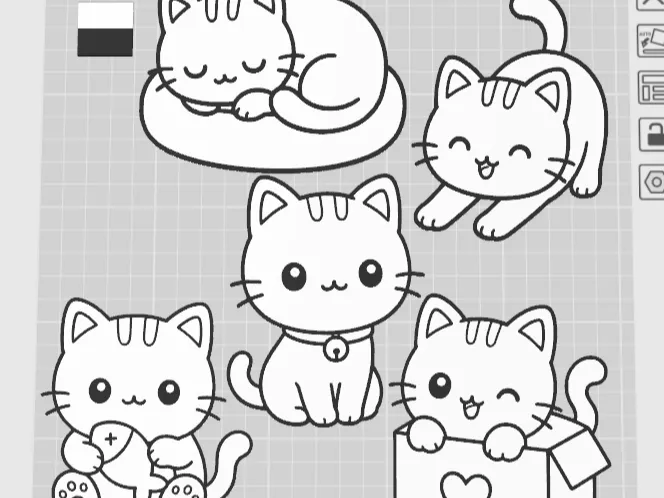 Kittens for Painting Fun for the Little Ones! - Free 3D Print Model ...