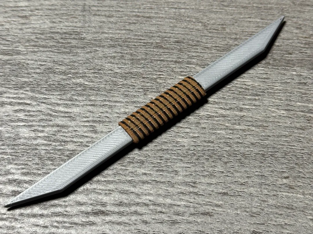 Twin-Blade Sword for Dolls - Free 3D Print Model - MakerWorld