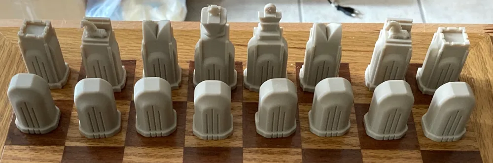 New York 1931 Art Deco Chess Set by gary.sinkowitz MakerWorld: Download ...