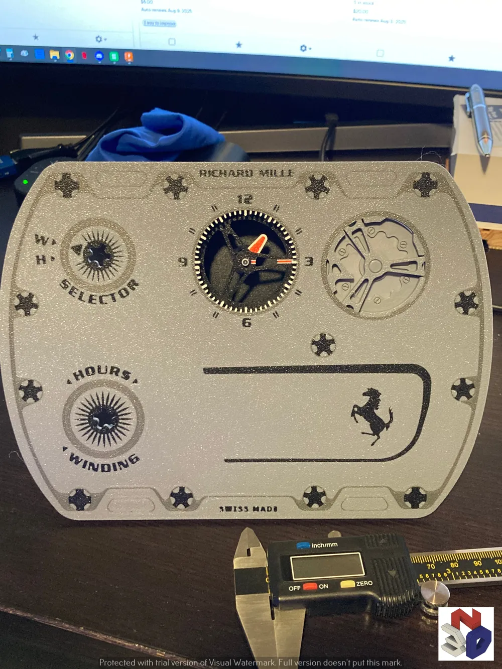 Richard Mille Ferrari Clock by N3D MakerWorld: Download Free 3D Models