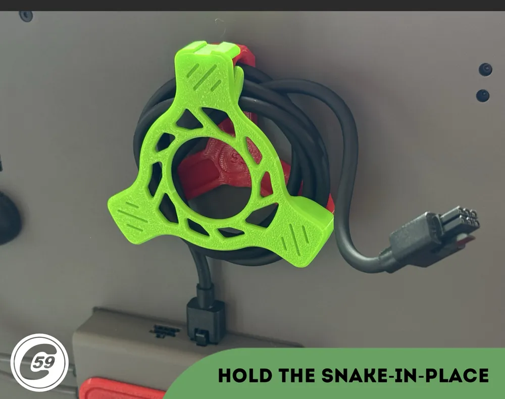 XP - P2S - H AMS_USB Cable/ Wire Reel Holder Mount - Free 3D Print ...