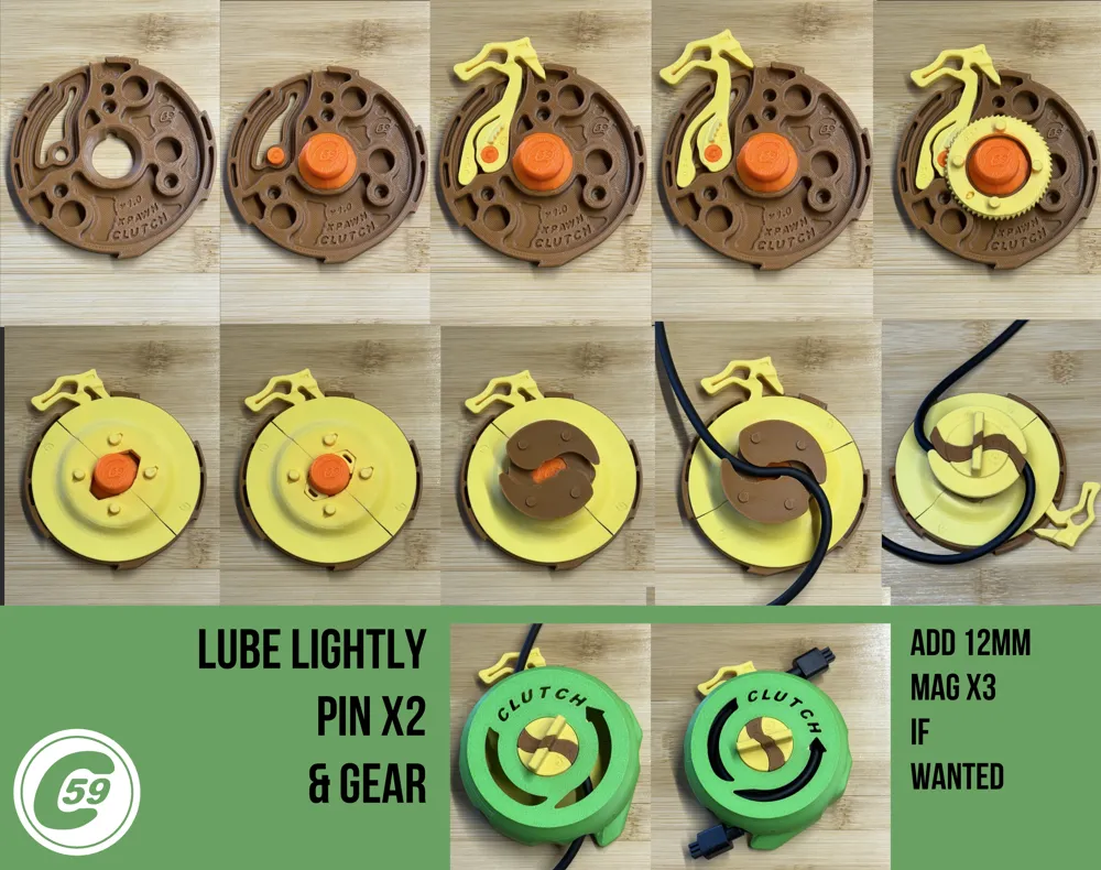 XP - P2S - H AMS_USB Cable/ Wire Reel Holder Mount - Free 3D Print ...