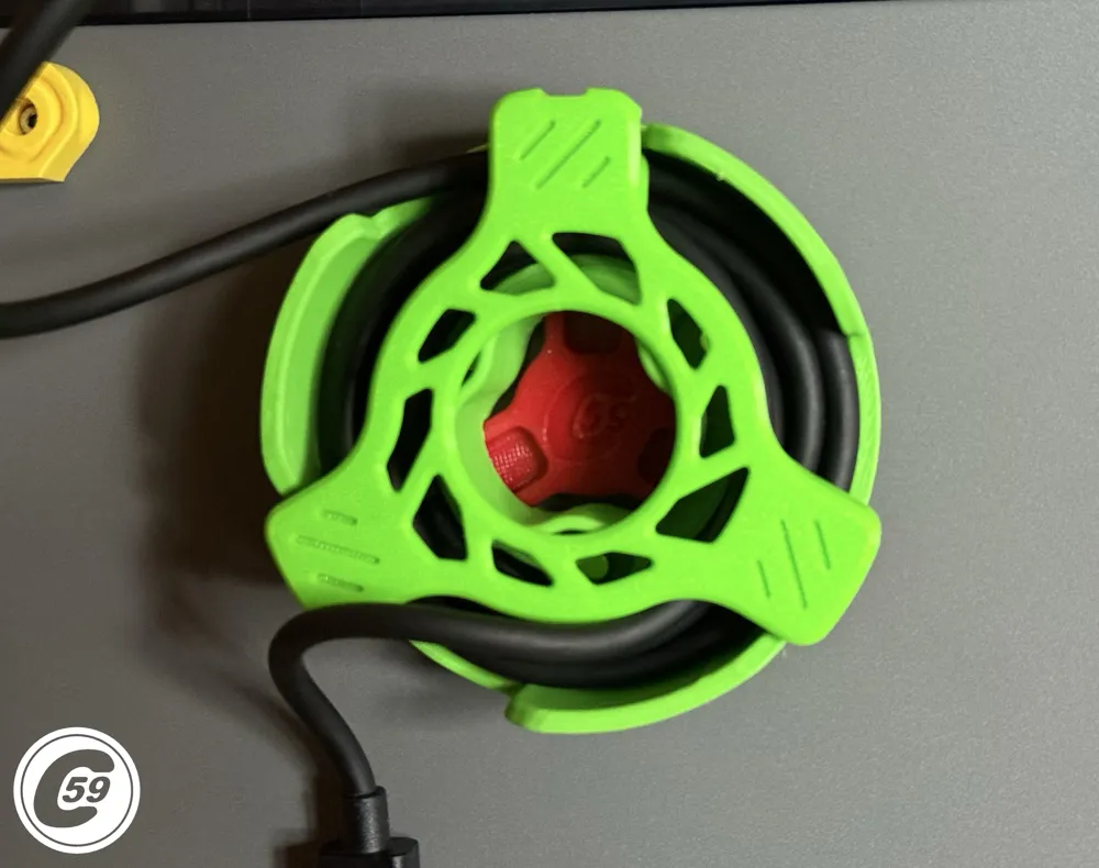 XP - P2S - H AMS_USB Cable/ Wire Reel Holder Mount - Free 3D Print ...