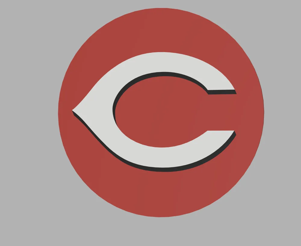 Cincinnati Reds Coaster by mikelb0013 - MakerWorld