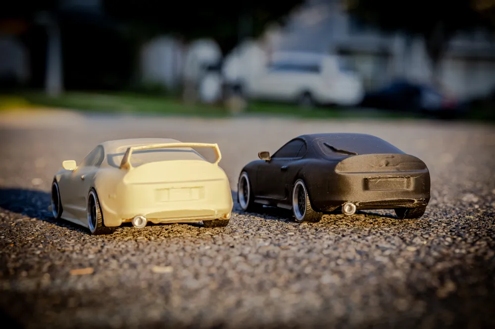 Toyota Supra Turbo Model Car Set - With Mods! by ShapeShift 3D ...