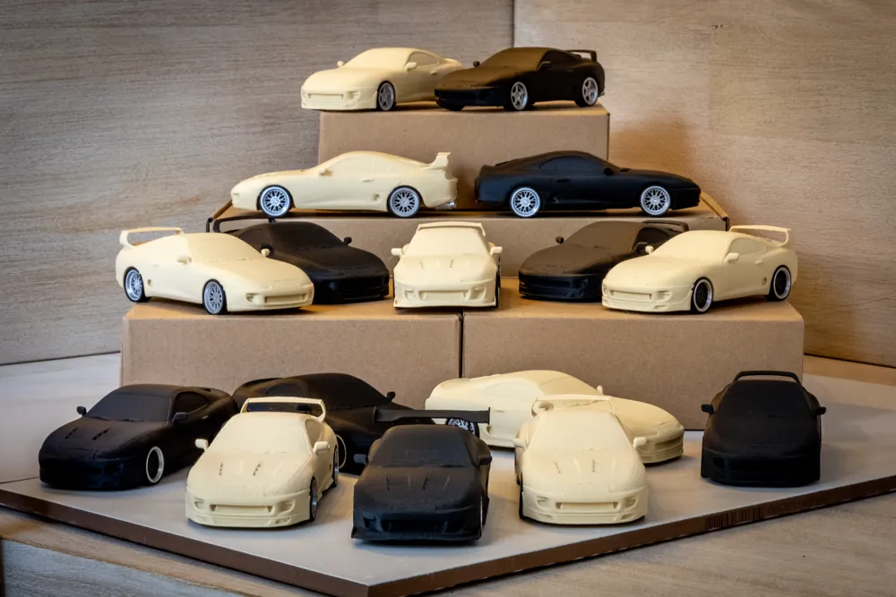 Toyota Supra Turbo Model Car Set - With Mods! by ShapeShift 3D ...