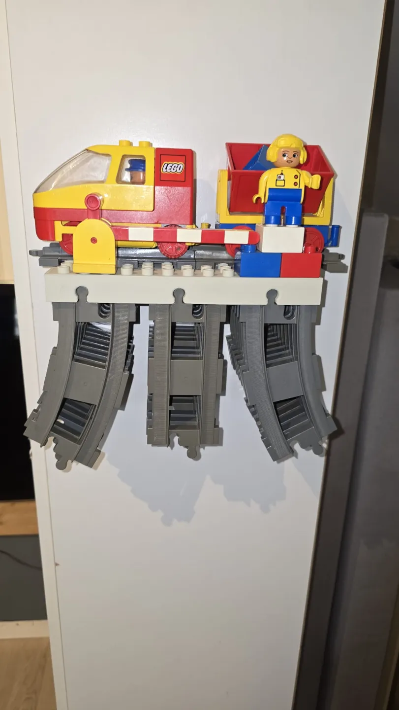 Duplo Brick Train Track organizer by ThorBeke - MakerWorld