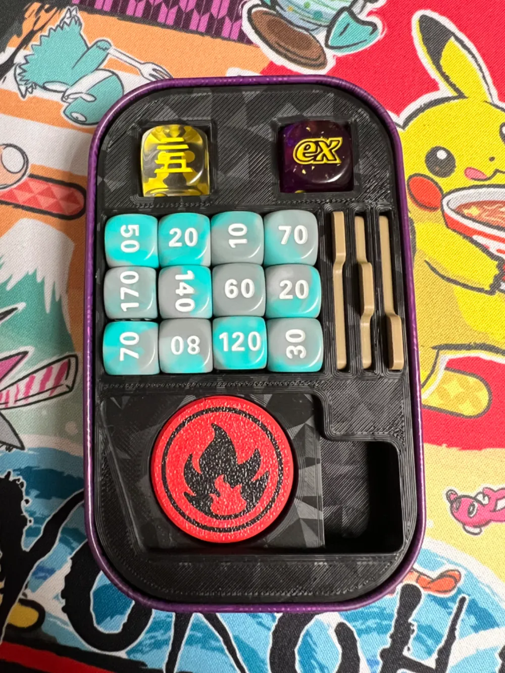Pokémon TCG Coin/Marker (Fire Energy) by Tobi - MakerWorld