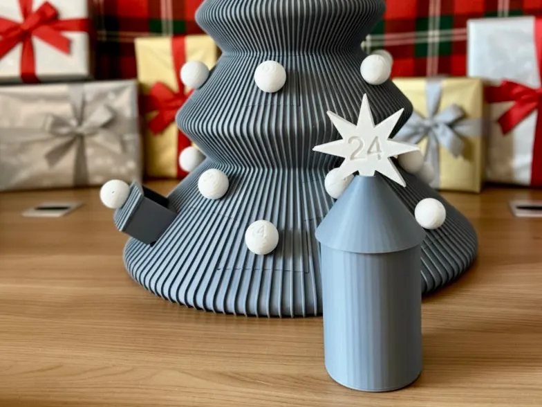 DIY Christmastree Advent Calender by AlphaLayers MakerWorld: Download ...