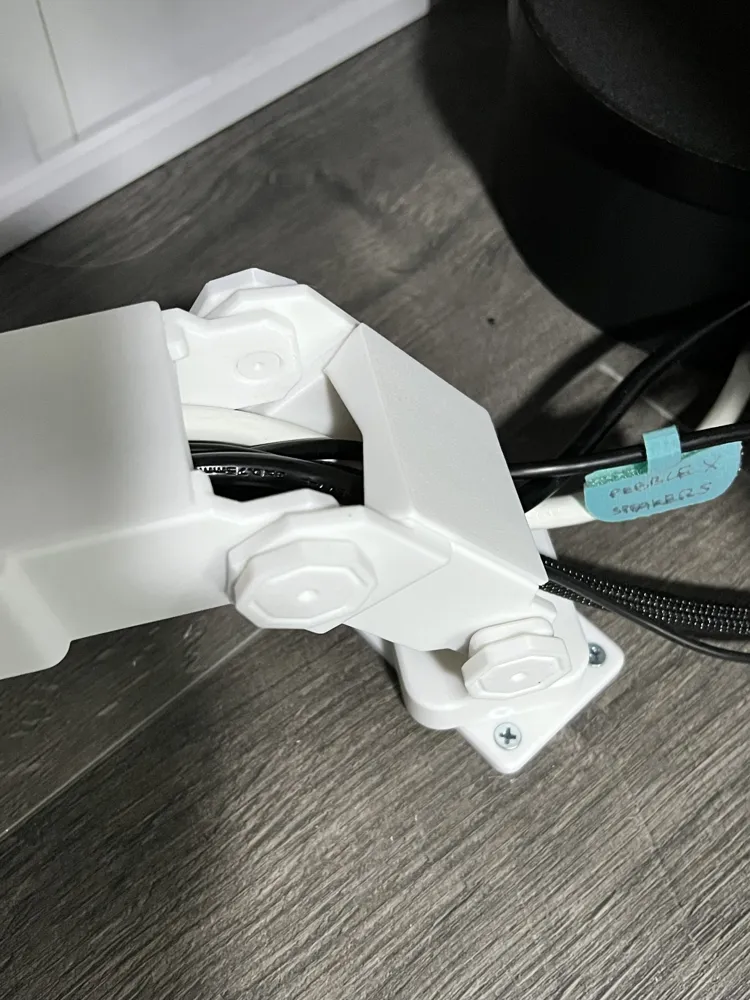 Desk Snake V3 -Improved Standing Desk Cable Tidy - Free 3D Print Model ...