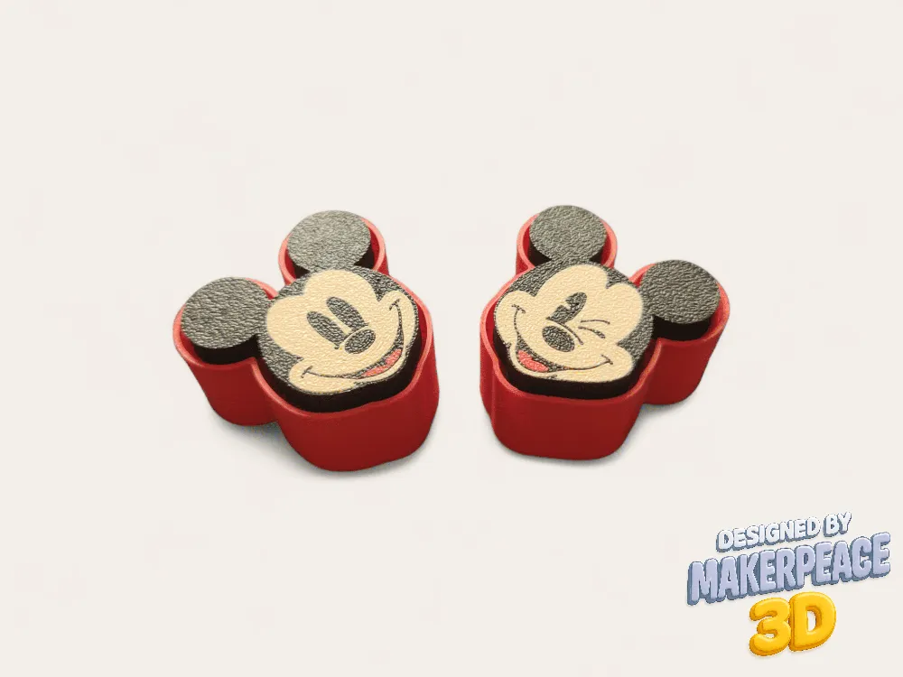 Mickey Mouse & Friends - Fidget Clickers - Free 3D Print Model - MakerWorld