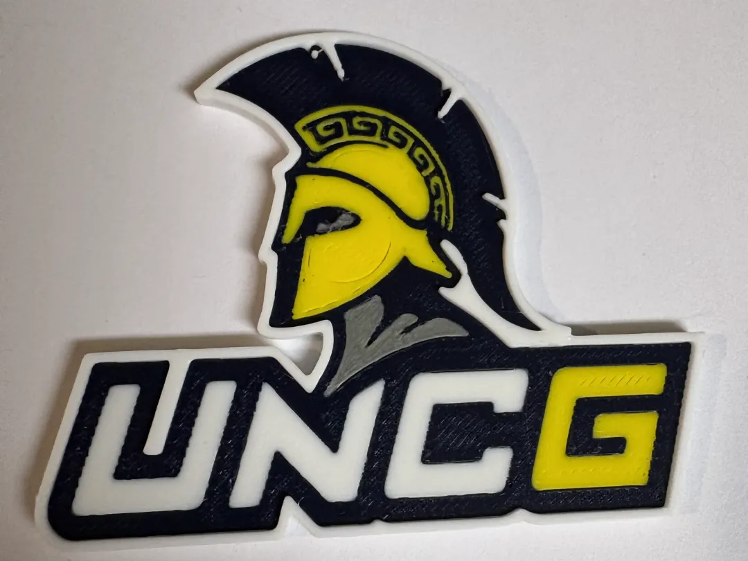 LOGO DER UNIVERSITÄT VON NORTH CAROLINA-GREENSBORO von NAPES MakerWorld ...