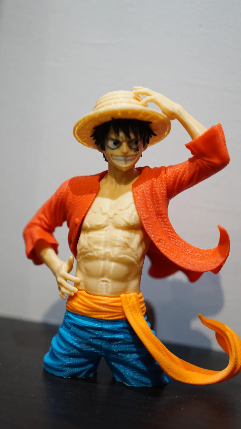 Monkey D Luffy Upper Body Figurine by Ultra_violet - MakerWorld
