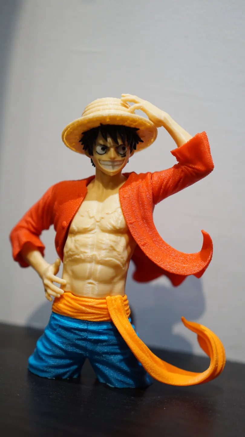 Monkey D Luffy Upper Body Figurine by Ultra_violet - MakerWorld
