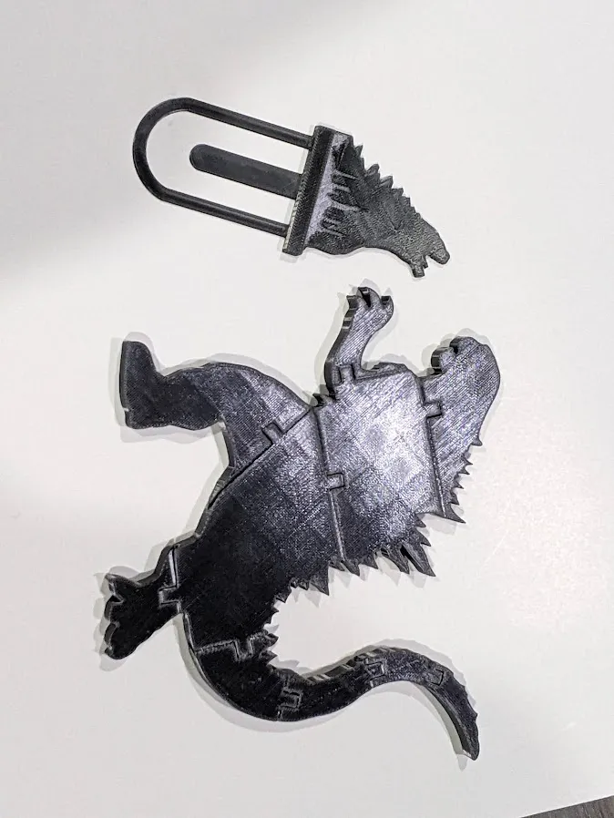 godzilla bookmark by vulcan.lucky - MakerWorld