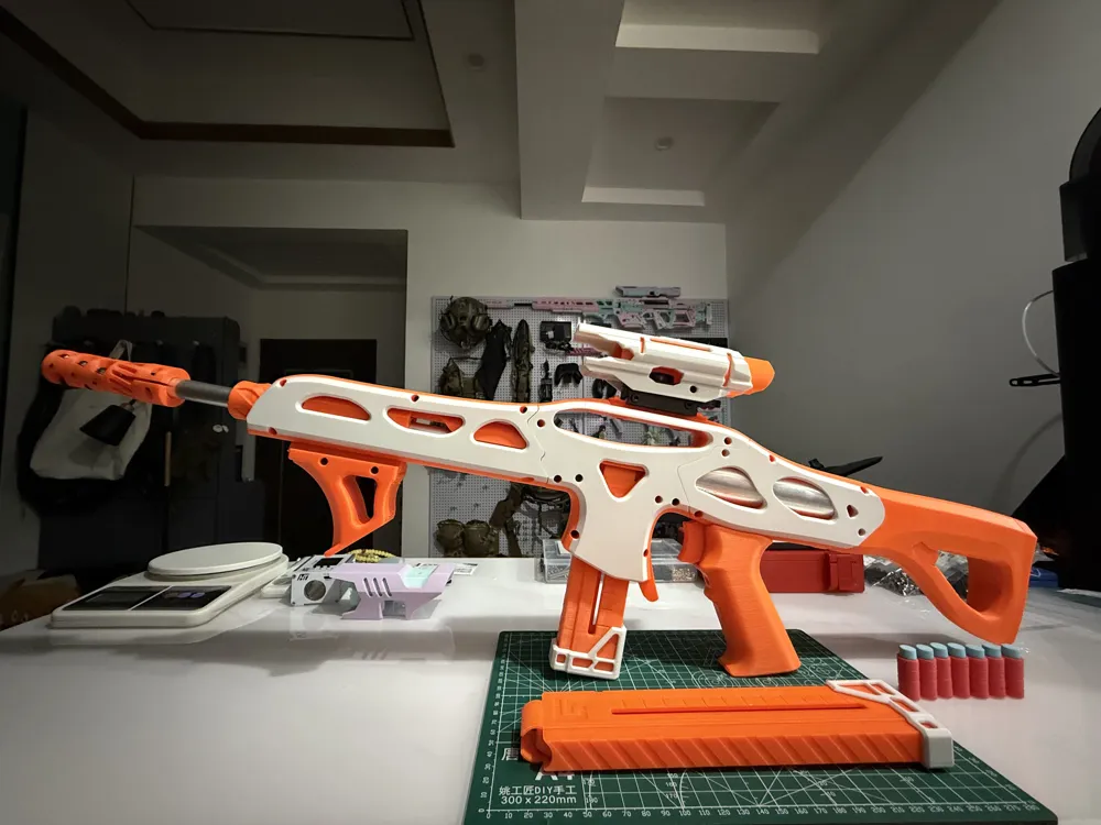 Soft Bullet Toy - ontos nerf by user_3952251318 MakerWorld: Download Free 3D Models