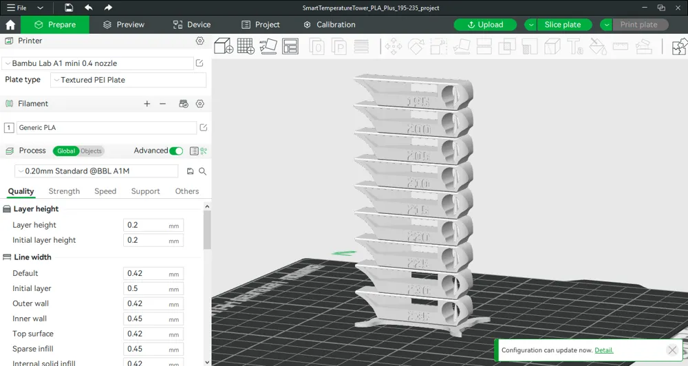 Temperature Tower Remixed by impresso3d - MakerWorld