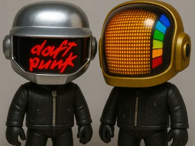 daft punk 3d print model download - MakerWorld