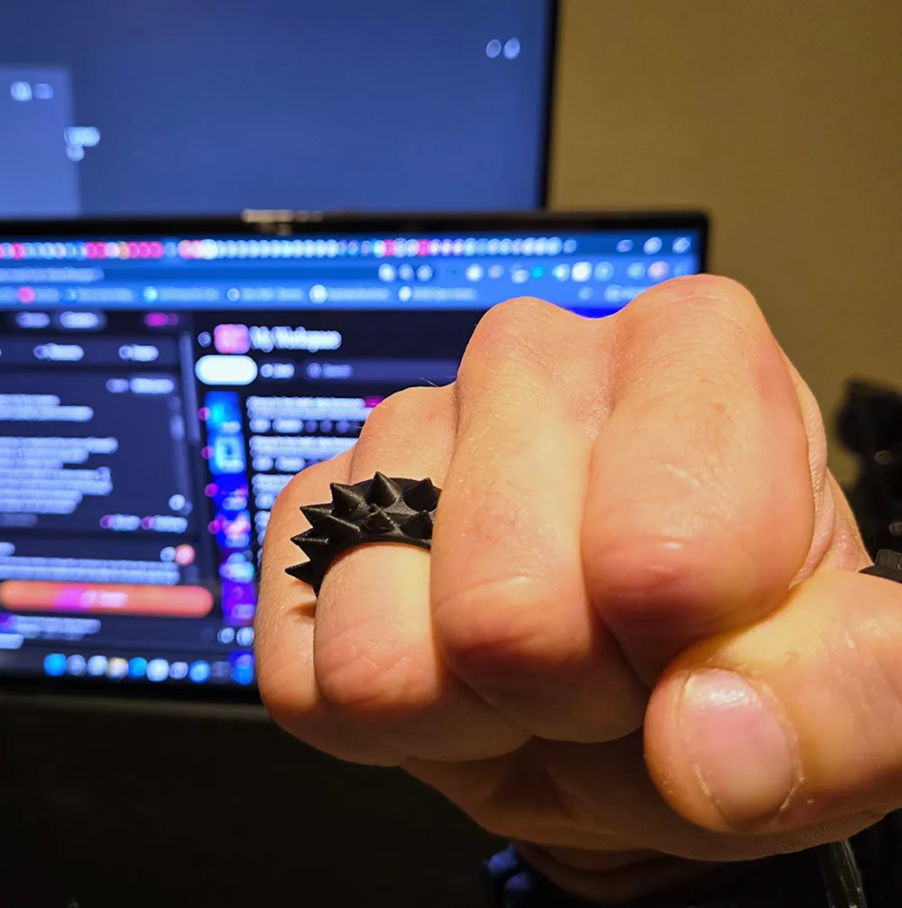 Tactical Spike Ring by Osamskii MakerWorld: Download Free 3D Models
