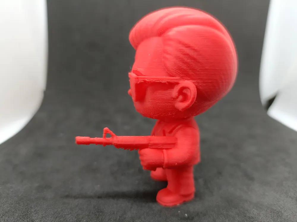 Arnold Schwarzenegger Terminator Inspiriertes Chibi – Kostenloses 3D ...