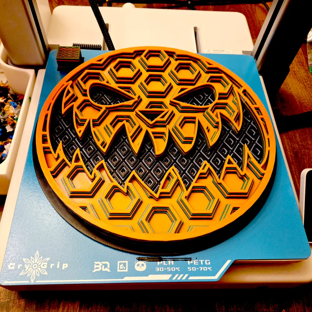 Jack-o-Lantern Dimensional Mosaic by w3r3wolv3s MakerWorld: Download Free 3D Models