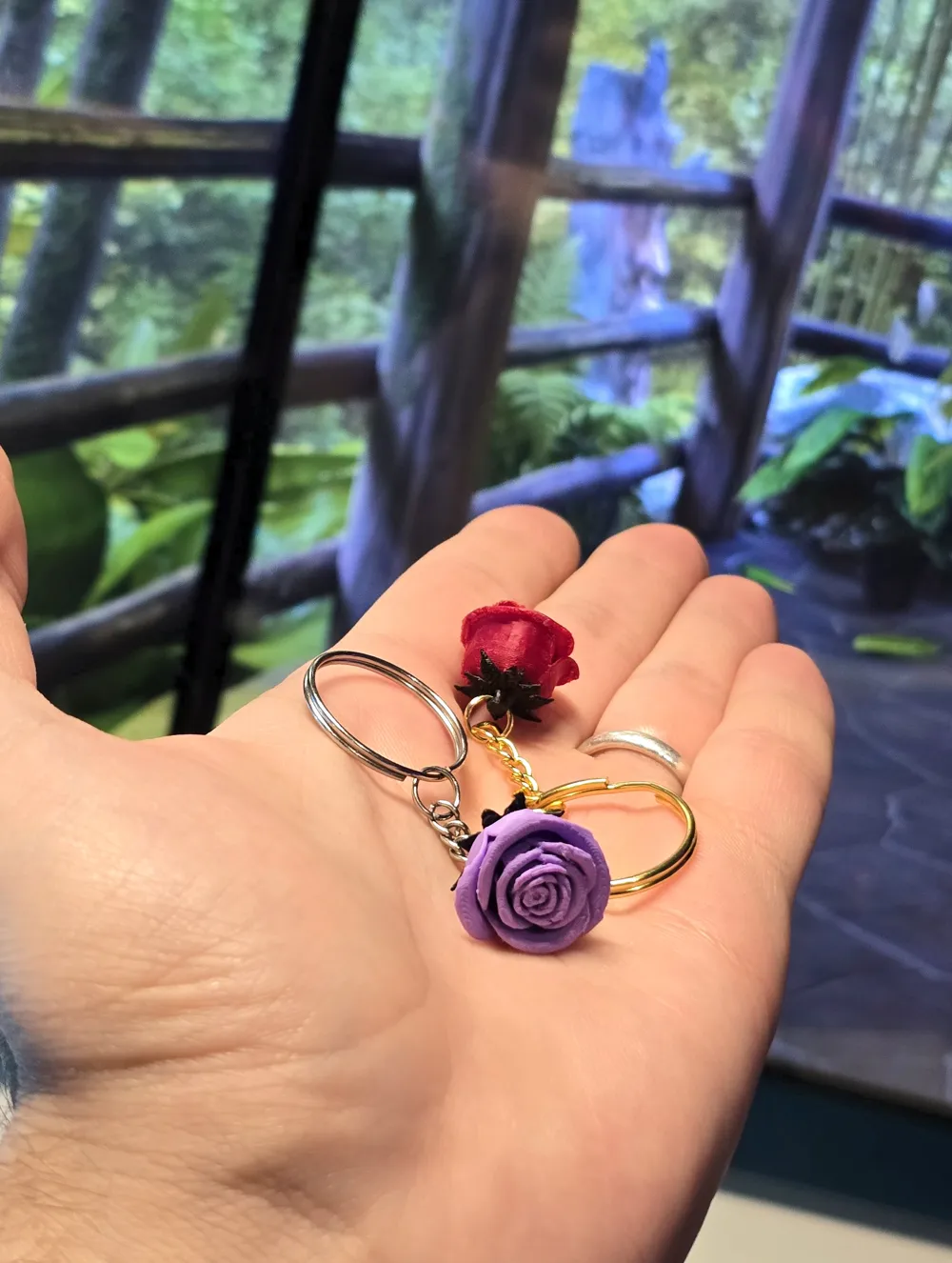 Rose Keychain - Perfect Gift for Valentine's Day! - Free 3D Print Model ...