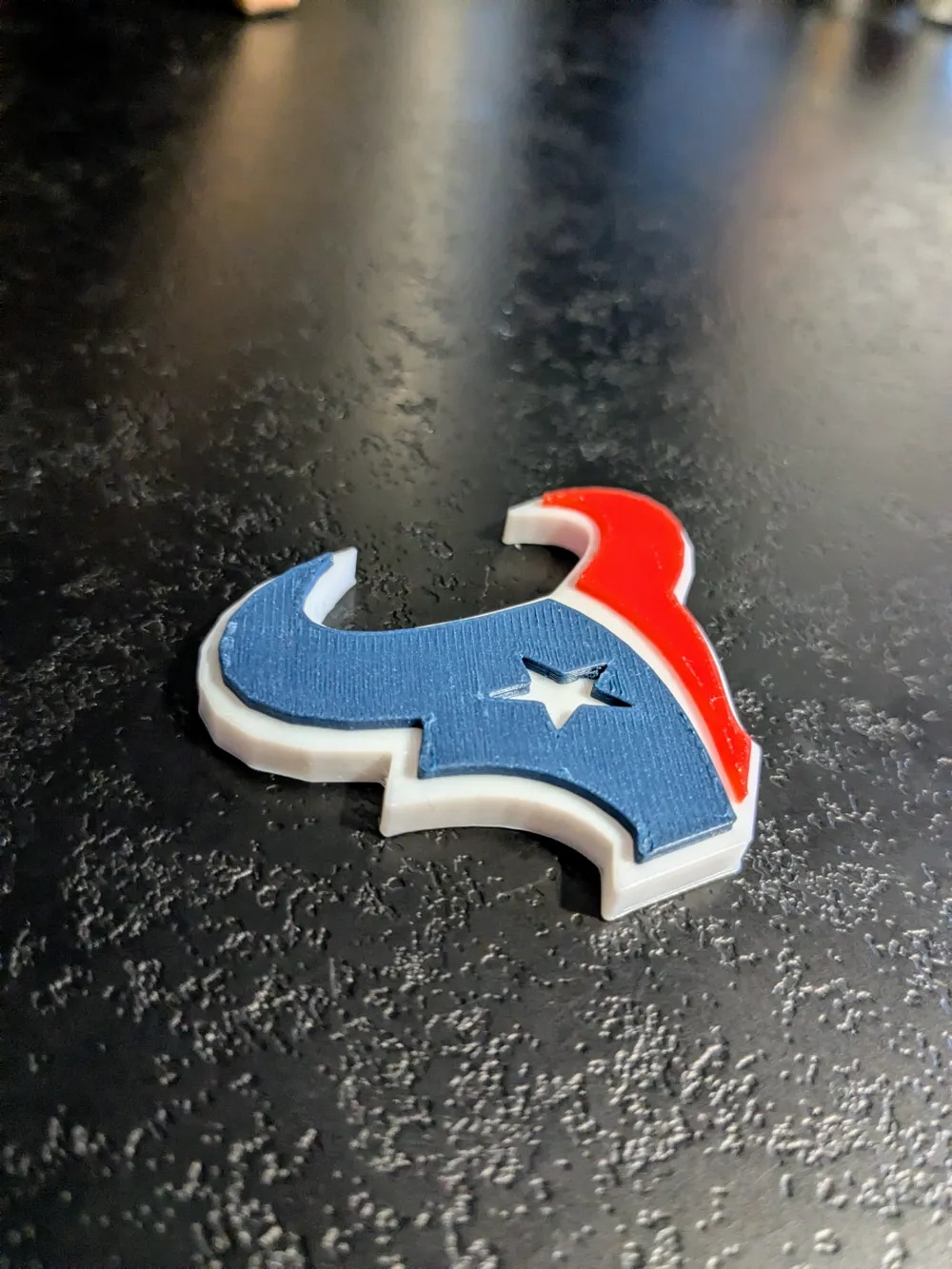 Houston Texans - Embossed Fridge Magnet - Free 3D Print Model - MakerWorld