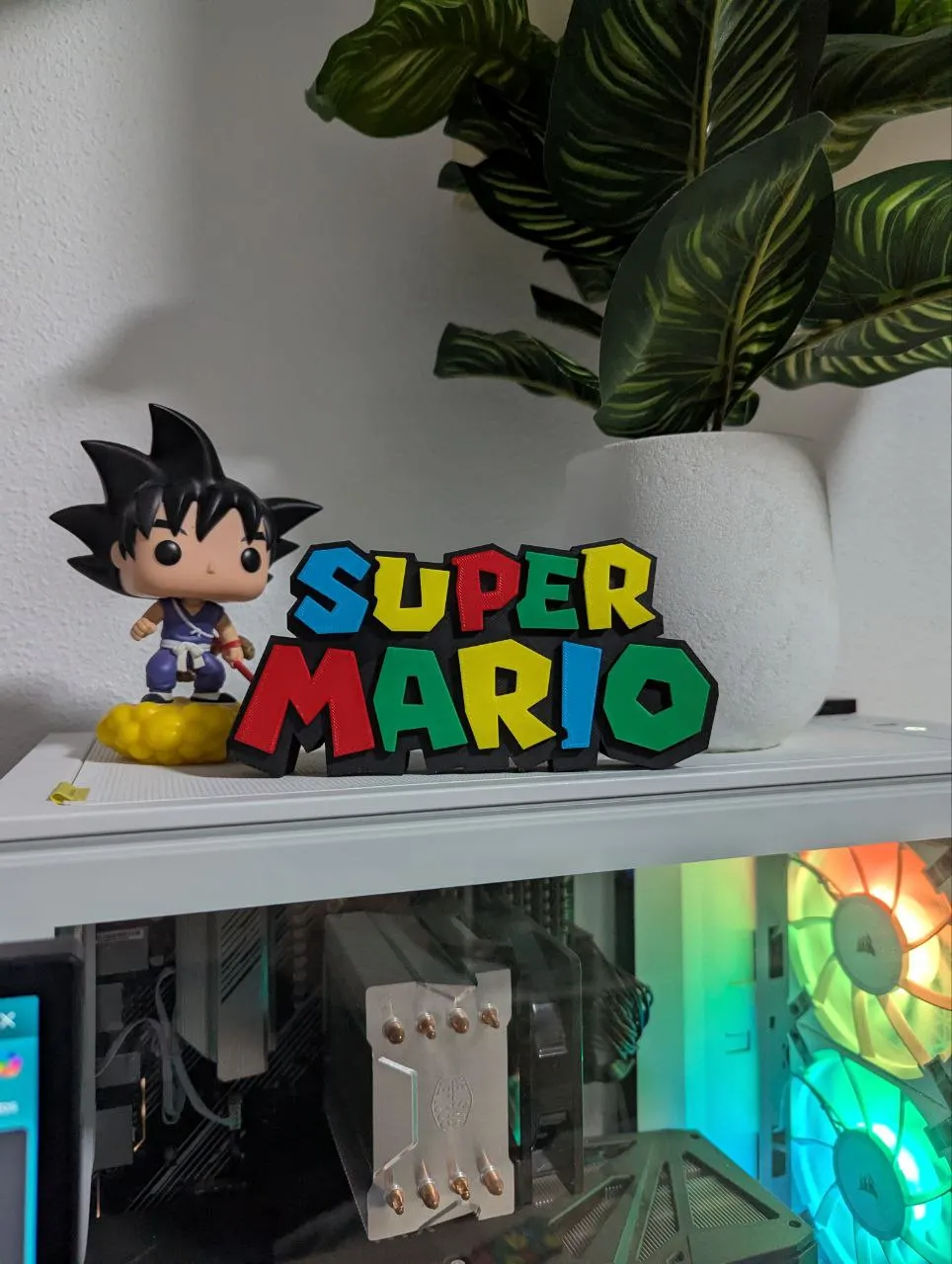 Super Mario Sign/Logo (NO AMS/AMS) - Free 3D Print Model - MakerWorld