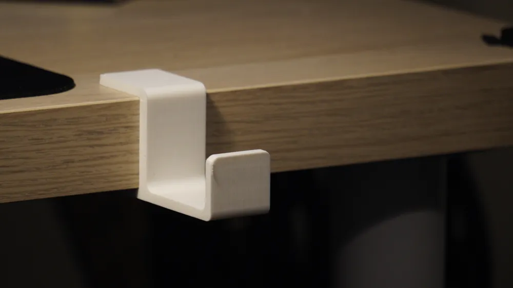 Lagkapten Headphone Holder | Slim Quick Print - Free 3D Print Model ...