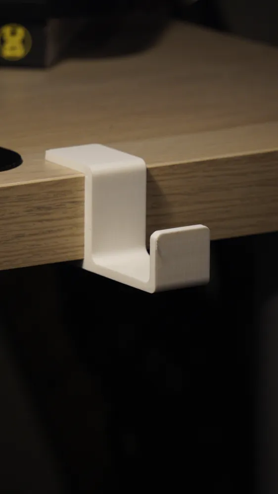 Lagkapten Headphone Holder | Slim Quick Print - Free 3D Print Model ...