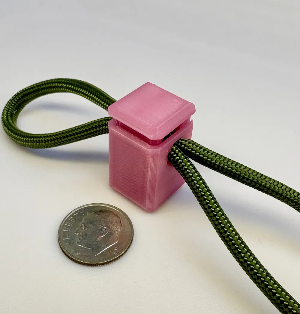 Cord Stop / Lock - Print in Place - 3D Spring by thczv MakerWorld ...