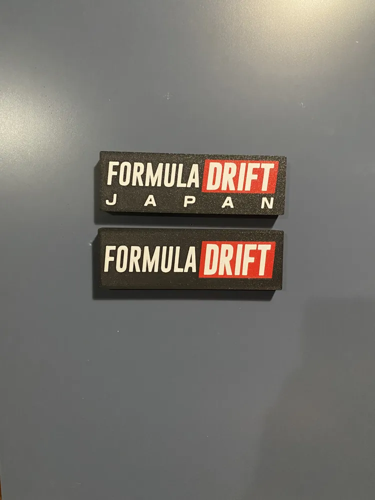 FORMULA DRIFT LIGHTBOX WALL SIGN - Free 3D Print Model - MakerWorld