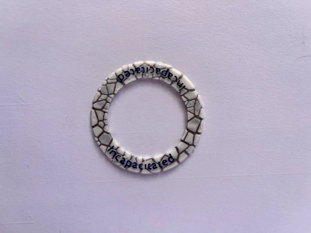 Stylized D&D Condition Rings - Volume 02 - Free 3D Print Model - MakerWorld