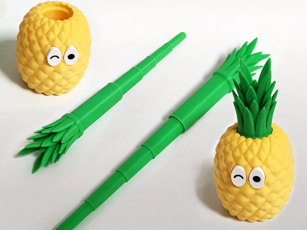 MINI Pineapple Telescopic Sword by 老程3D设计 MakerWorld: Download Free 3D ...