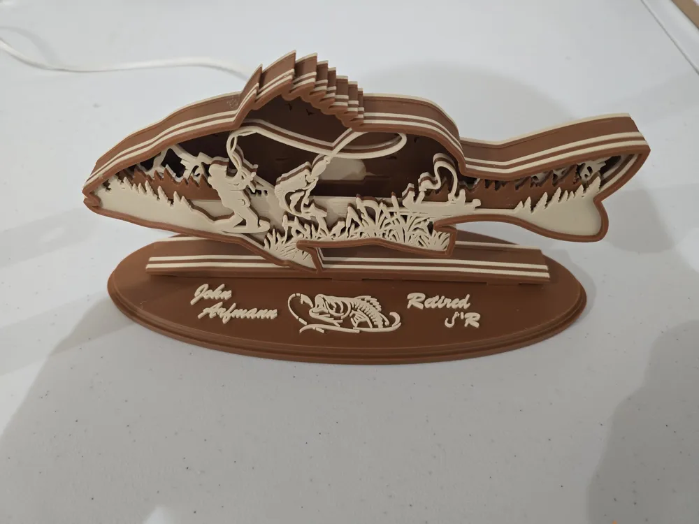 The "Weekend Hook'R" Shadow Box 3D Conversion - Free 3D Print Model ...